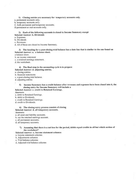 Closing Entries Pdf