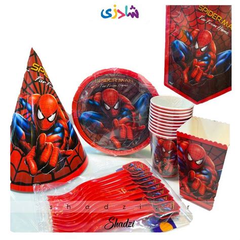 اقلام تم تولد اسپایدرمن از بادکنک هلیومی و لوازم جشن تولد