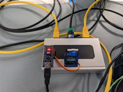 Arduino Micro Servo Driven Ethernet Switch Album On Imgur