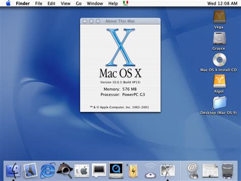 24 years of mac os x design history 59 images version museum