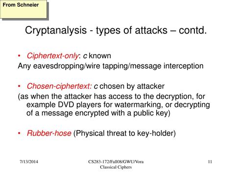Ppt Classical Ciphers Powerpoint Presentation Free Download Id1743866