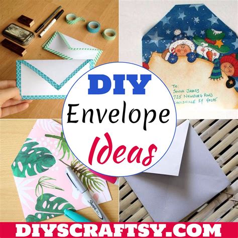 DIY Envelope Ideas To Try Them DIYsCraftsy