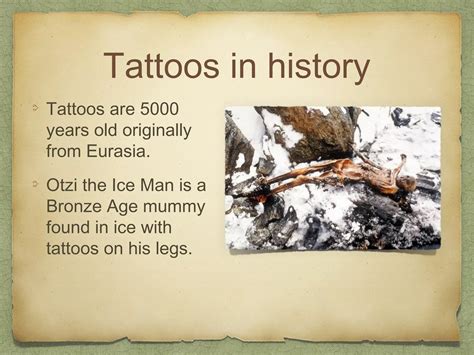 All About Tattoos Ppt