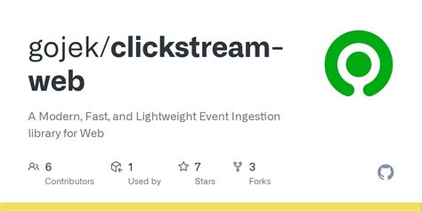 Clickstream Webdocsgetting Startedmd At Main · Gojekclickstream Web