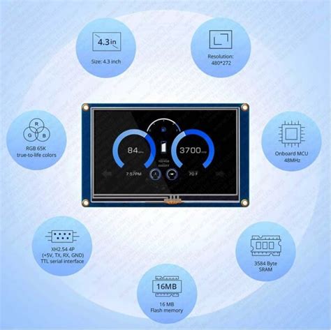NEXTION Inch HMI Touchscreen LCD Display Basic Series NX T