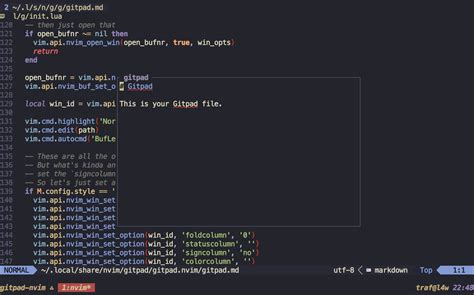 GitHub Yujinyuz Gitpad Nvim Minimal Neovim Plugin For Taking Down Notes For Git Projects And