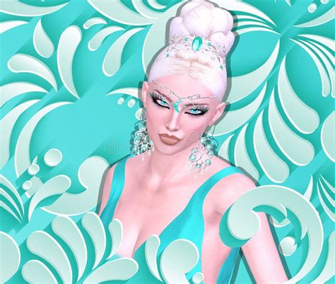 Aphrodite The Ancient Greek Goddess Of Sexual Love Stock Illustration