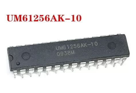 Um61256ak 10 Dip28 High Speed Cmos Static Ram X 5 Unidades