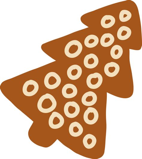 Doodle Freehand Sketch Drawing Of Ginger Bread Cookie 12171953 Png