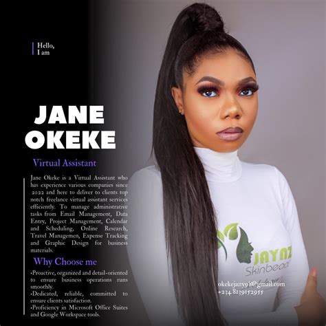 Jane Okeke On Linkedin Hi Linkedin Connect 👋 Im Jane Okeke A Virtual Assistant Highly