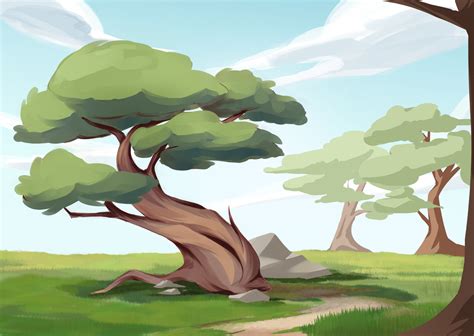 How To Draw A Tree Digitally How To Draw A Tree Digitally