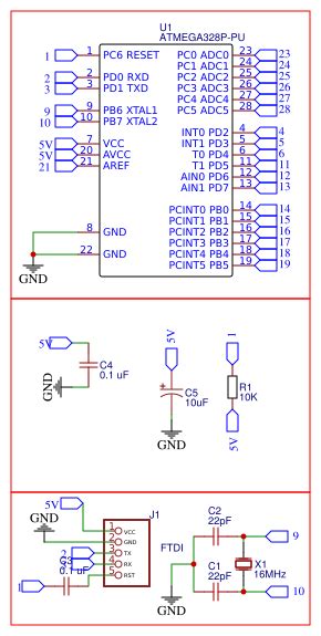 Atmega328p Bare Bones Resources Easyeda