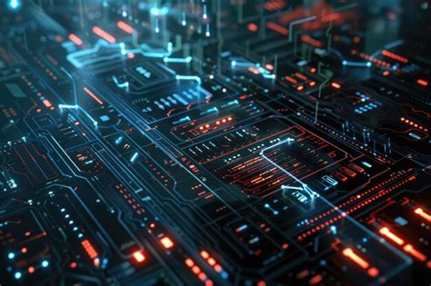 Technology Numbers Modern Operating Systems Of The Future Premium Ai Generated Image