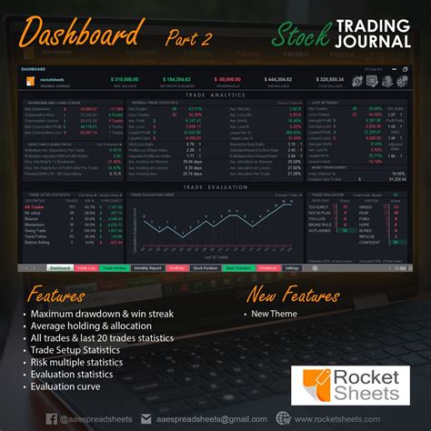 Stock Trading Journal Excel Template Download For Stock Market Etsy
