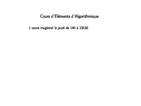 Exercices Corrigés Dalgorithme Télécharger Cours Informatique En Pdf