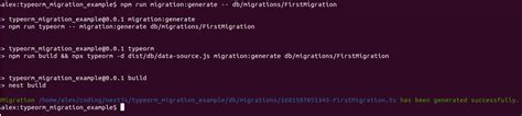Nestjs Typeorm Migration Db 생성 및 첫 Migration진행 2