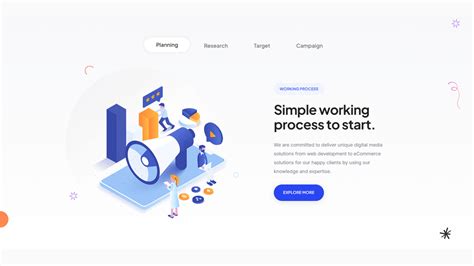 horizontal tab ui design behance