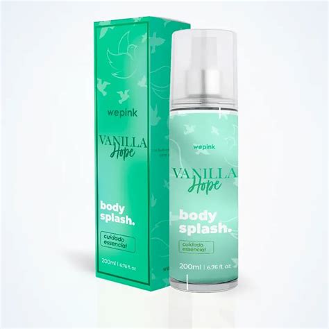 Body Splash Vanilla Hope 200ml Wepink Floral Doce Fresco Wepink