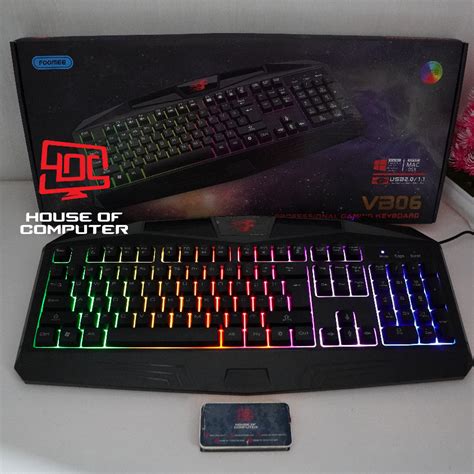 Jual Keyboard Gaming Foomee Vb06 Rgb Led Colorful Backlit Usb Shopee Indonesia