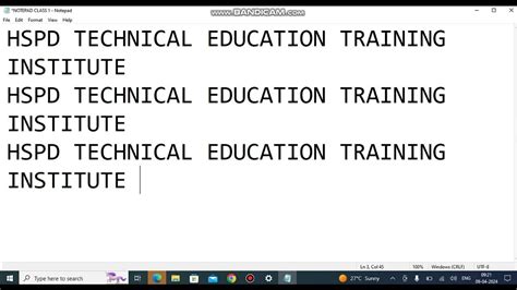 Notepad Class 2 Complete Computer Course Freecomputerknowledge Notepadtricks Notepads