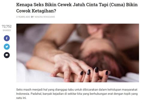 Review Artikel Saat Seks Hanya Seperti Micin Untuk Cowok Tapi Bikin Cewek Cinta Mati