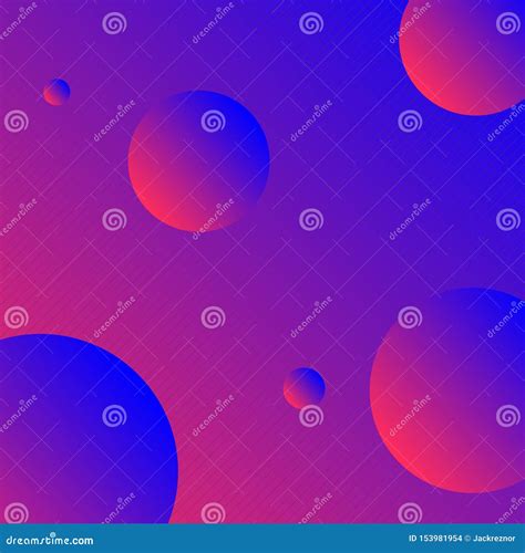 Trendy Gradient Abstract Composition Vector Colorful Background Stock