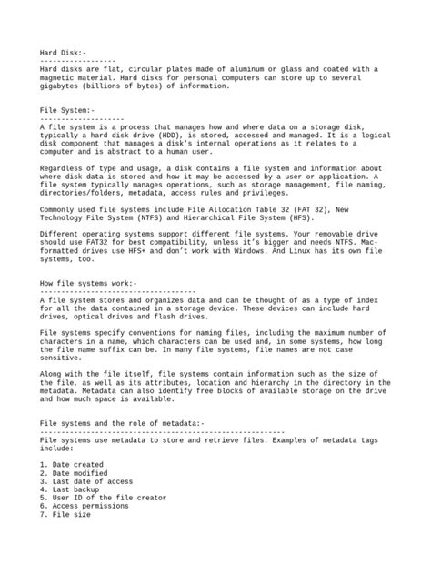 Lecture 9 Cyber Forensics File System Pdf File System Computer File