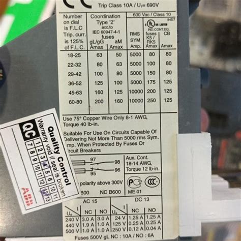 Jual New Overload Abb Ta 75 Du 36 52a Jakarta Barat Mitra Autopedia