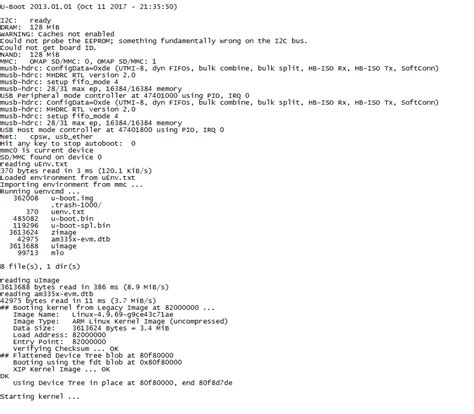 Linux Am335x Kernel Boot Issue Processors Forum Processors Ti