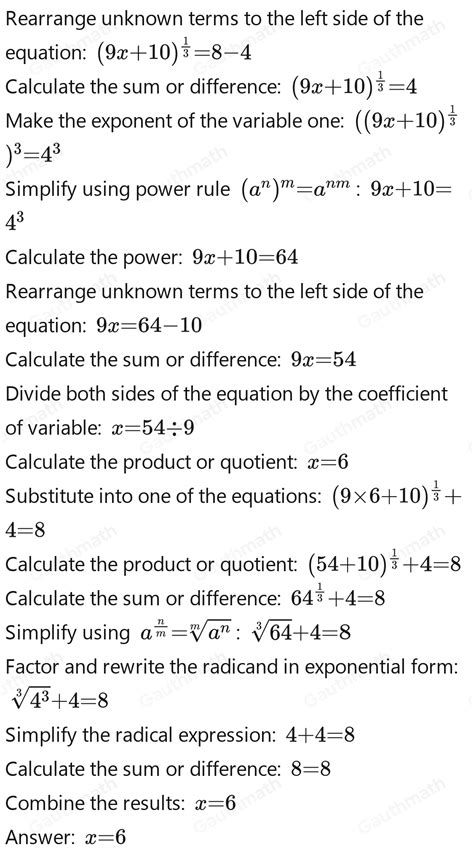 solved resolver para x donde x es un número real 9x 10 1[algebra