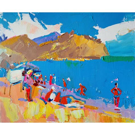 Купить картину Пляж в Москве от художника Лишаева Олеся