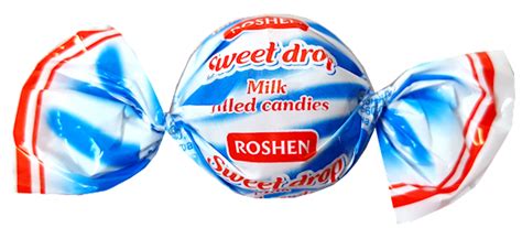 Roshen Caramel Candy Sweet Drop With Milky Filling Kosher And Halal Delicious Flavorful