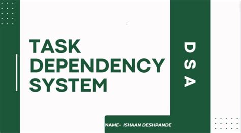 Ishaan Deshpande On Linkedin Datastructures Graphalgorithms Taskmanagement Programming