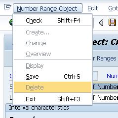 Solved How To Delete Number Range Object SAP Community