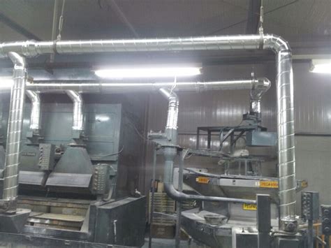 동아타이어 배합실 집진덕트 태광함석닥트