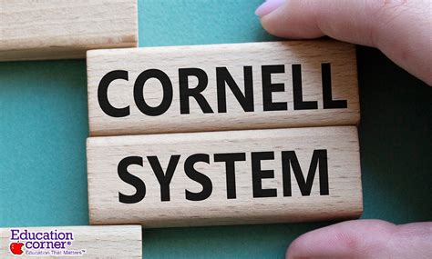 Mastering Note Taking With The Cornell System Education Corner