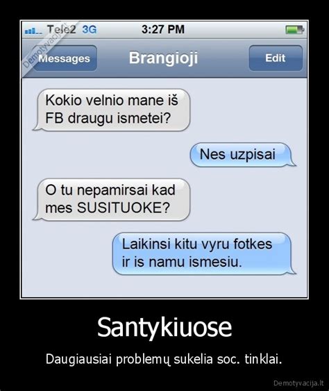 Santykiuose Demotyvacija Lt