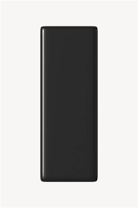 D Black Rectangle Geometric Shape Free Photo Rawpixel