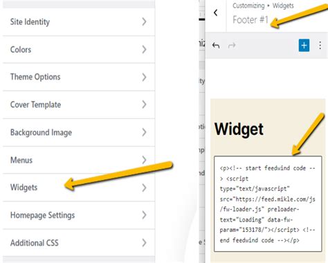 Add Feedwind Widget To WordPress Website FeedWind Support