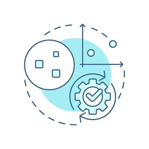 Sparse Retrieval Soft Blue Concept Icon Representing High Dimensional Data Retrieval Augmented