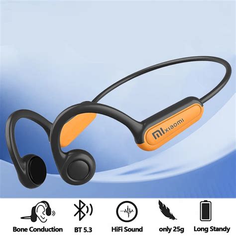 Xiaomi Mijia Real Bone Conduction Sport Headphone Wireless Earphone Bluetooth Compatible Headset