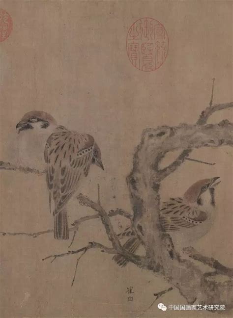 北宋 崔白 寒雀图卷 搜狐大视野 搜狐新闻