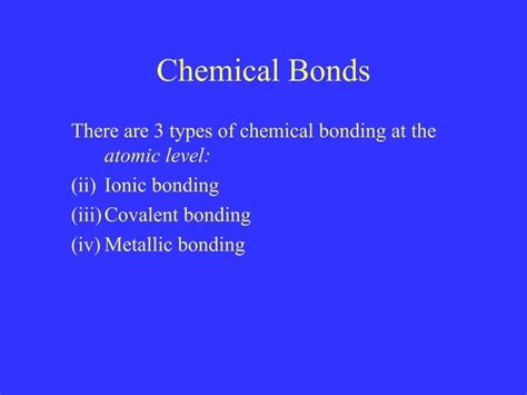 Bonding Ionic Bonding PPT