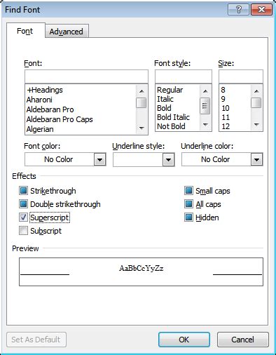 Microsoft Word How Do I Removedelete All Text That Has Superscript Formatting Super User