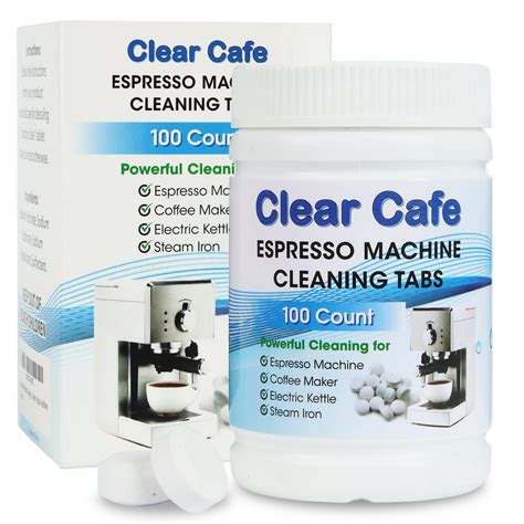 Breville Jura Espresso Machine Cleaning Tablets 100ct Clear Cafe