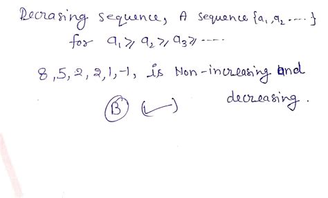[solved] select the description that fits the sequence below 8 5 2
