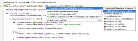 Android Studio Hint For Nonnull Not Working By Pressing Altenter