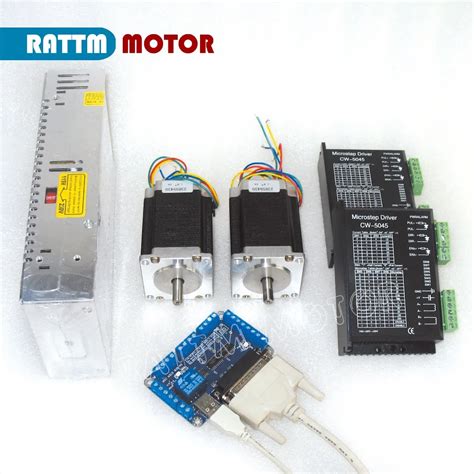 Axis CNC Controller Kit NEMA Oz In Stepper Motor Driver With Microstep And A