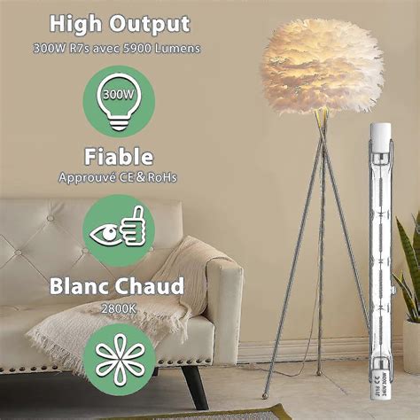 R7s 300w Halogen Bulb 118mm Linear Halogen Floodlight Warm White