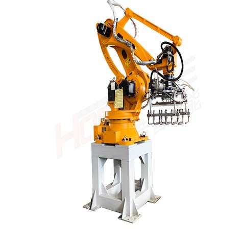 Floor Mounted Ip 65 Palletizing Robot Arm With Programmable Hmi